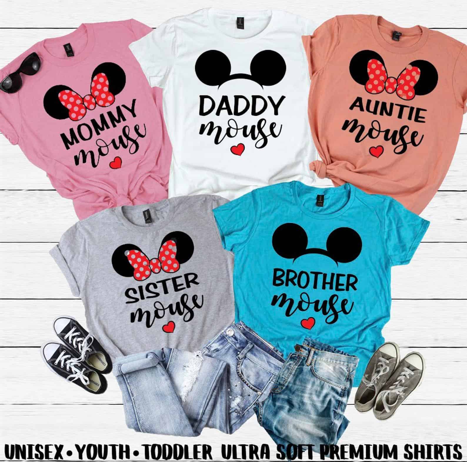 9 Matching Disney Shirts for Families in 2021 - Vacation Pointers